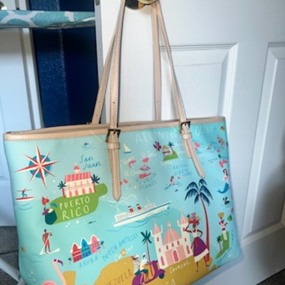 Spartina 449 | Bags | Spartina Tote Caribbean With Hawaiian Island ...
